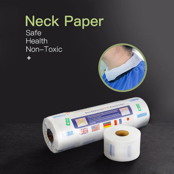 Disposable Neck Paper Strips (White,Black,Green Color) | UBEATOR