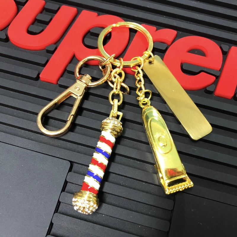 Barber Shop Personalized Key Chain | UBEATOR