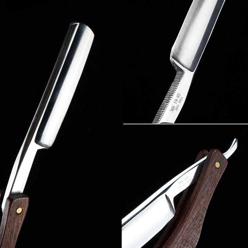 440C Rosewood Stainless Steel Razor Holder| UBEATOR