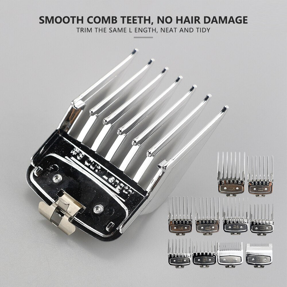 UBEATOR 10 Pcs Sliver Universal Hair Clipper Guards Kit