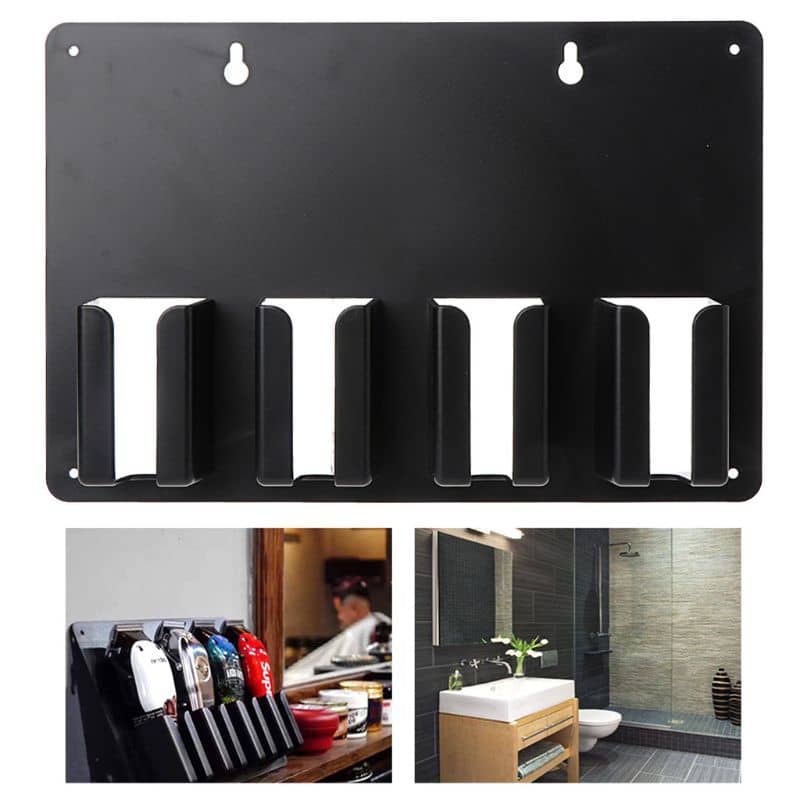 Hair Clipper Storage Rack Barber Salon Accessories Holder Stand Tool ...